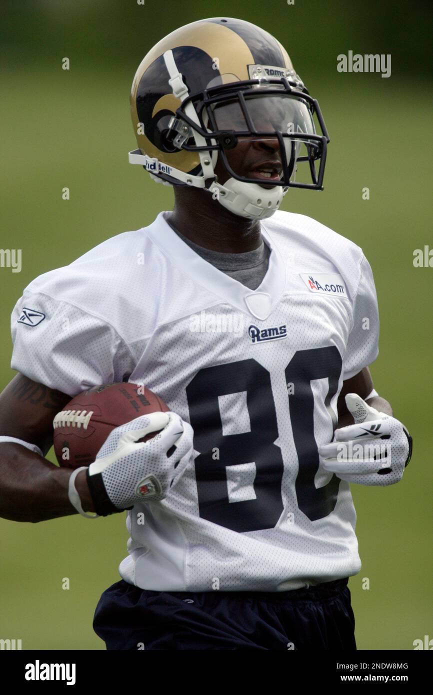 St. Louis Rams wide receiver Brandon McRae runs with the ball during ...