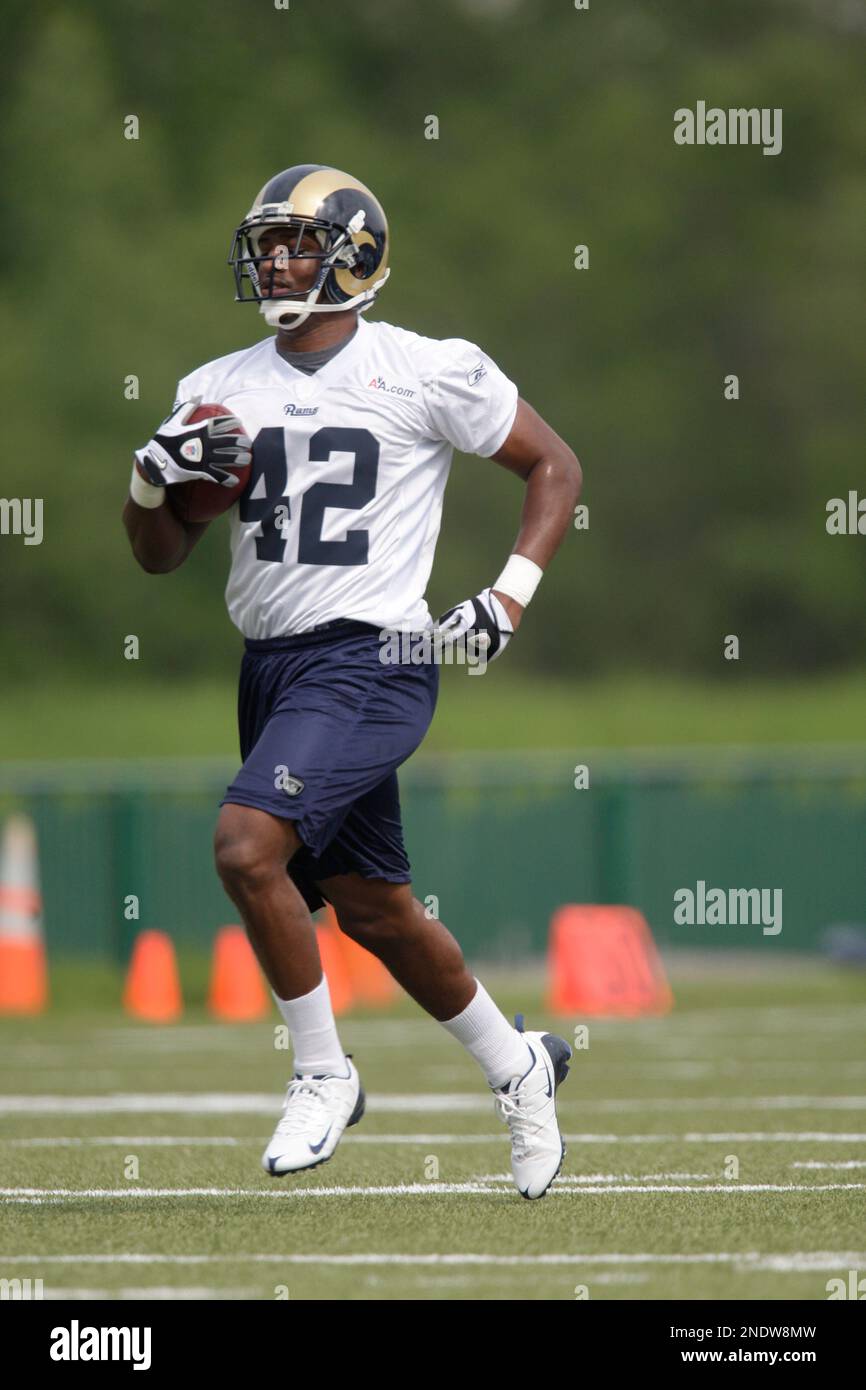 St. Louis Rams fullback Jamie McCoy runs with the ball during rookie ...