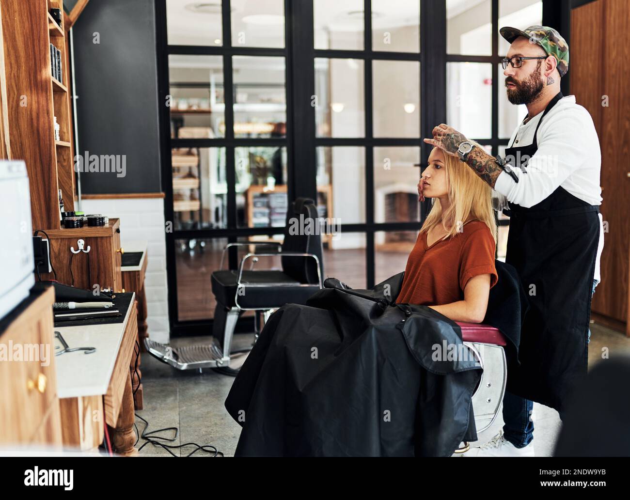 Treated hair hi-res stock photography and images - Alamy