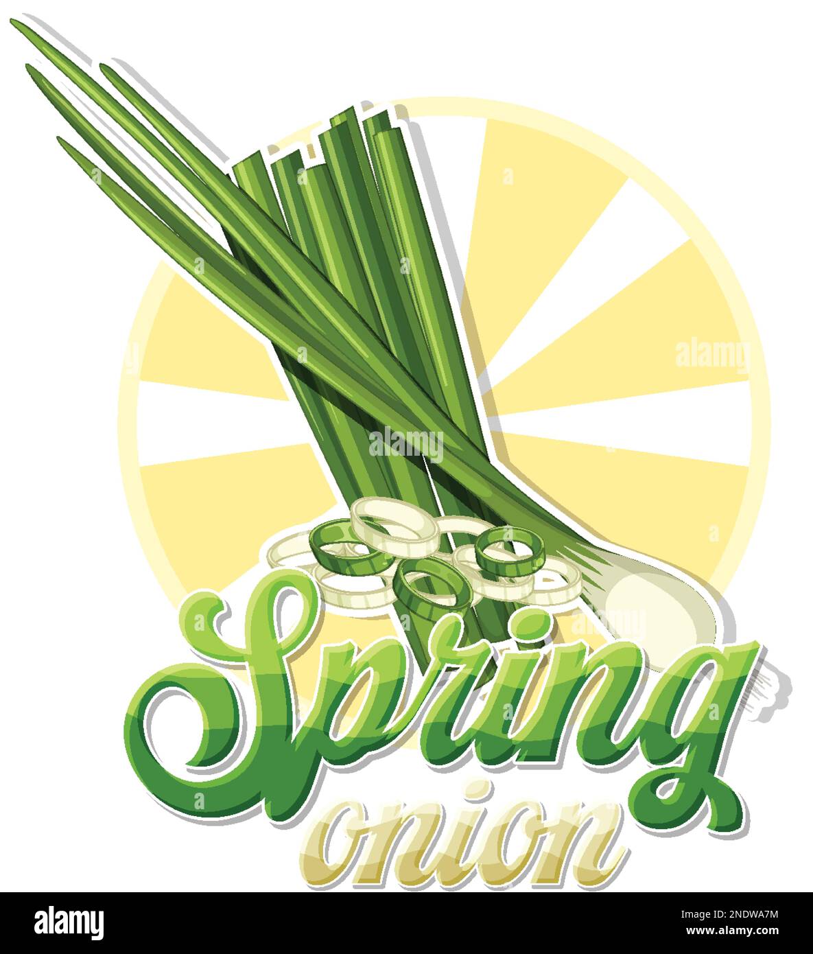 Spring onion cartoon icon illustration Stock Vector Image & Art - Alamy