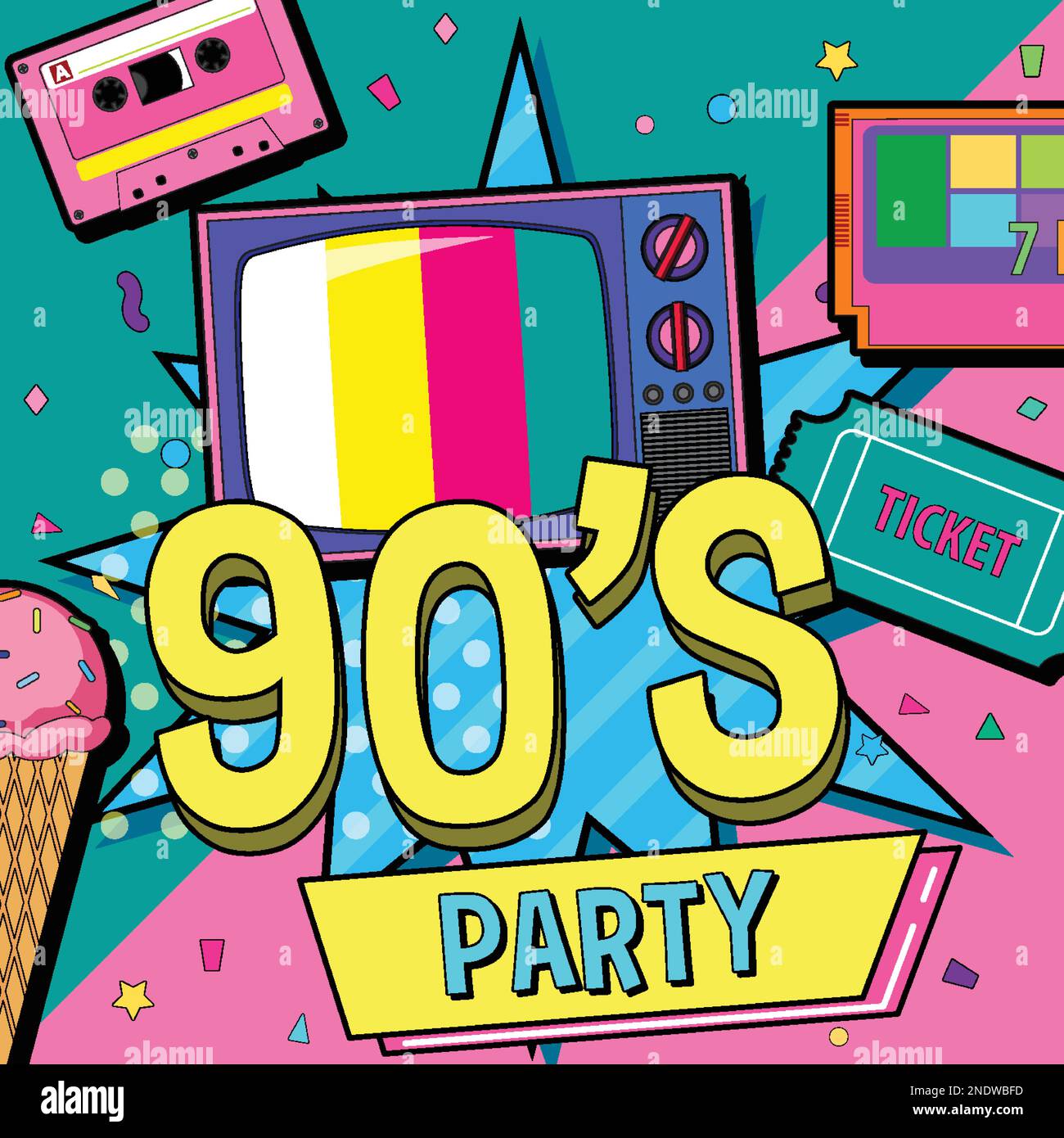 Musical film poster Stock Vector Images - Alamy