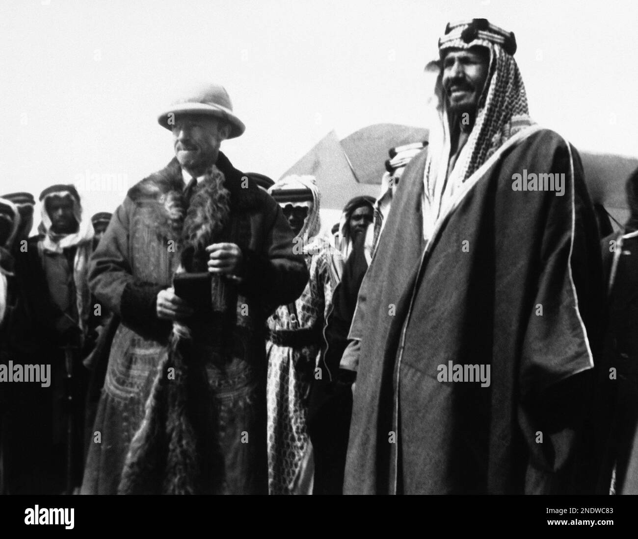 King of Saudi Arabia Abdul Aziz Ibn Saud on Feb. 2, 1930. (AP Photo ...