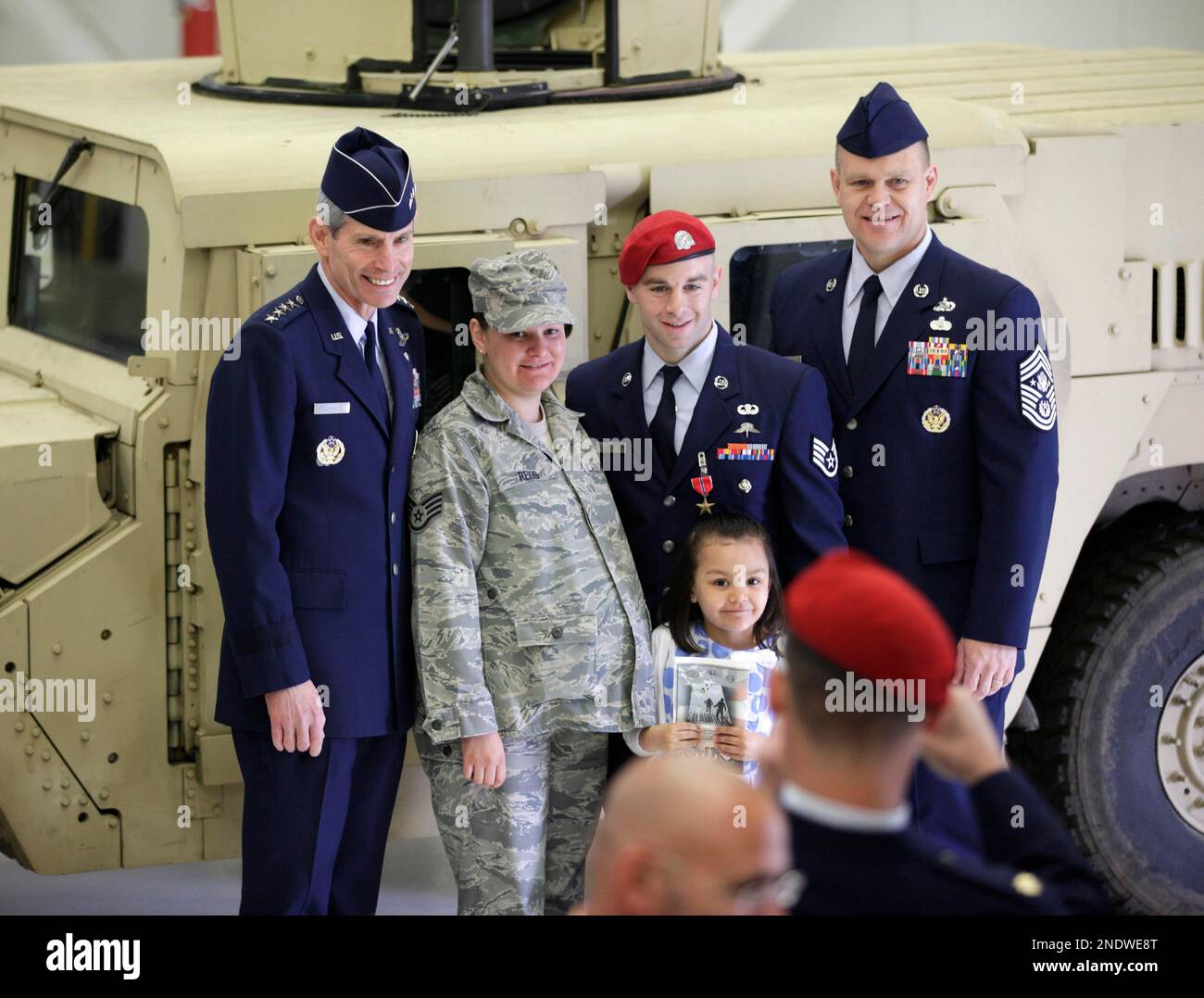 U.S. Air Force Staff Sgt. Jeffrey Reiss, second from right, of North ...
