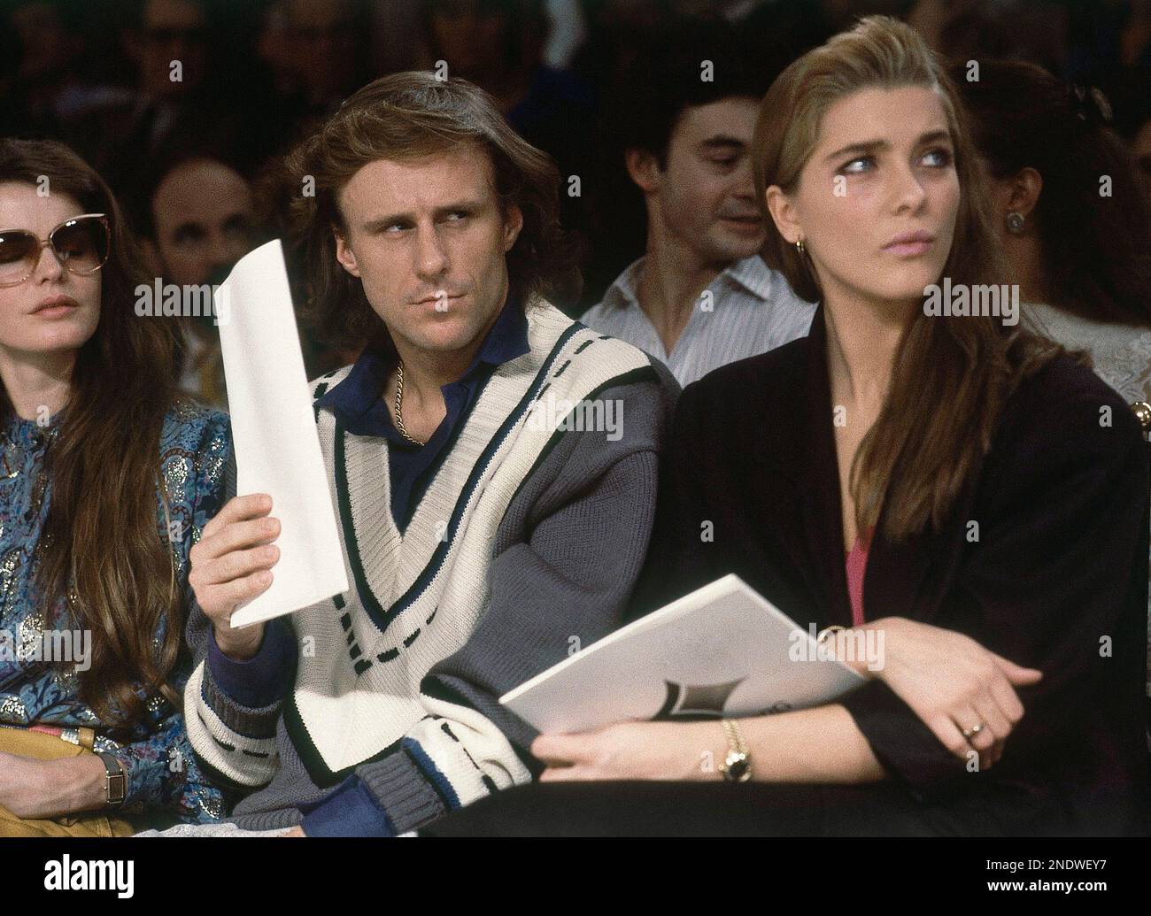 Former tennis star turned fashion designer Bjorn Borg is shown with his ...
