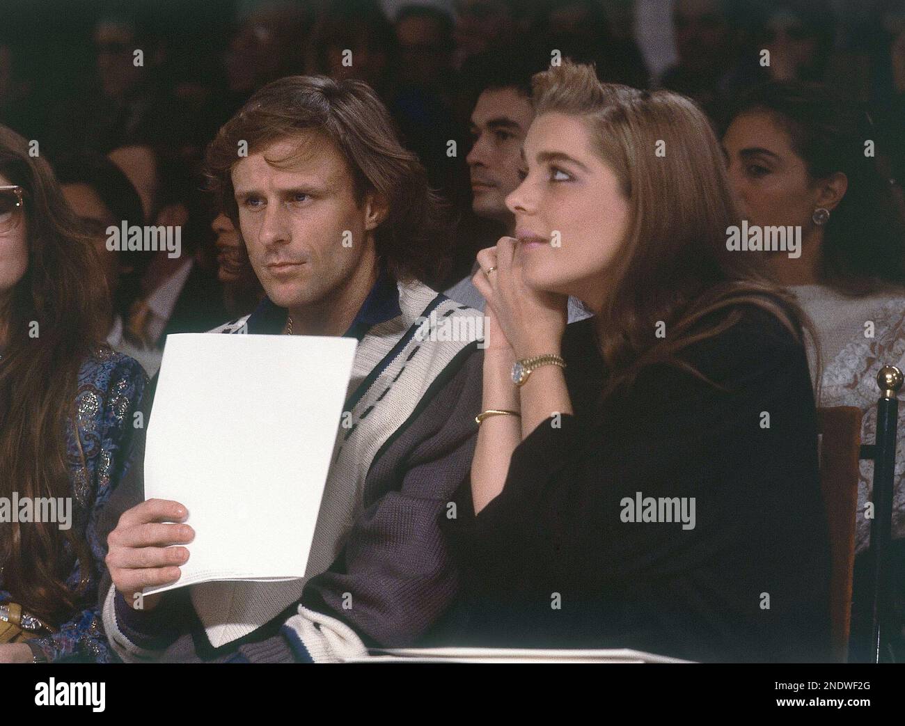Former tennis star turned fashion designer Bjorn Borg is shown with his ...