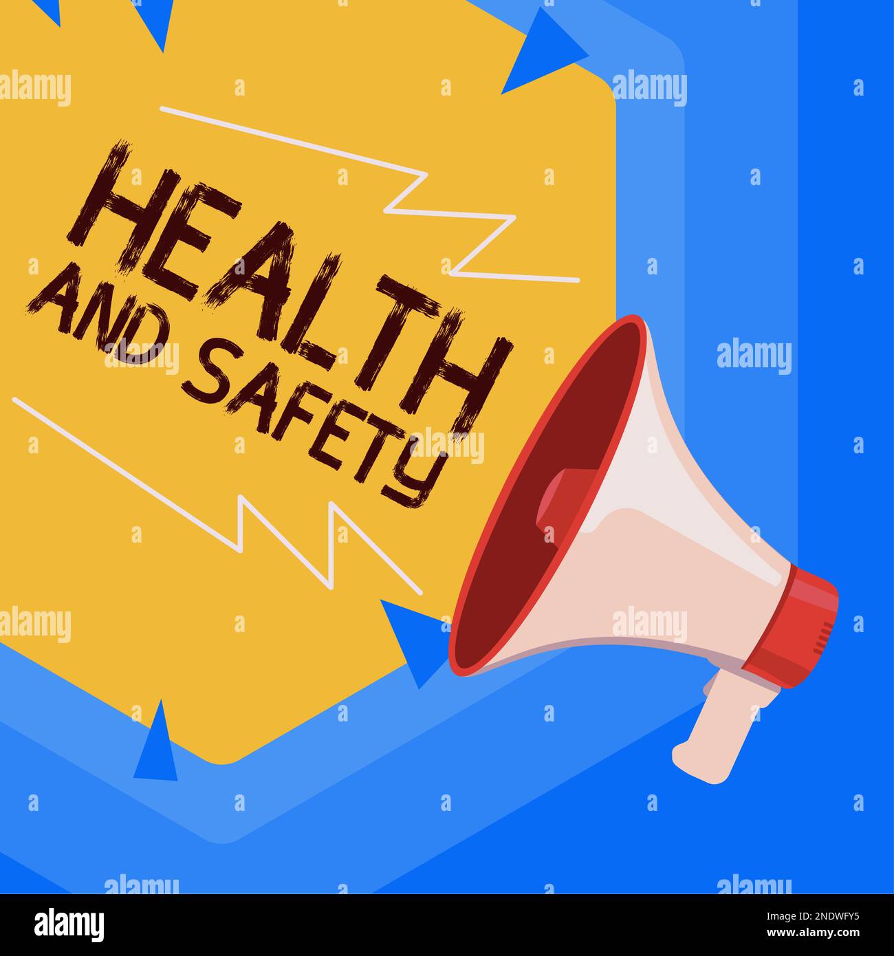 Conceptual display Health And Safety. Business idea Taking the ...