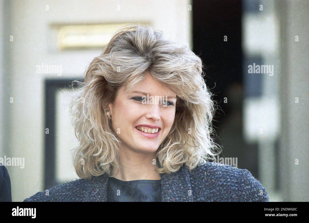 Fawn Hall, former secretary to ousted National Security Council Lt. Col ...