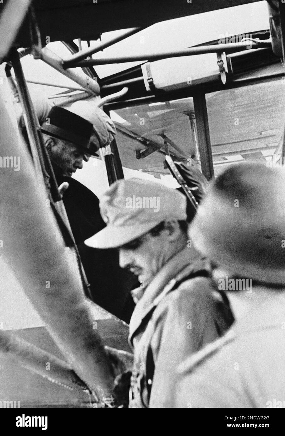 Italian dictator Benito Mussolini, left, steps into the plane that took ...