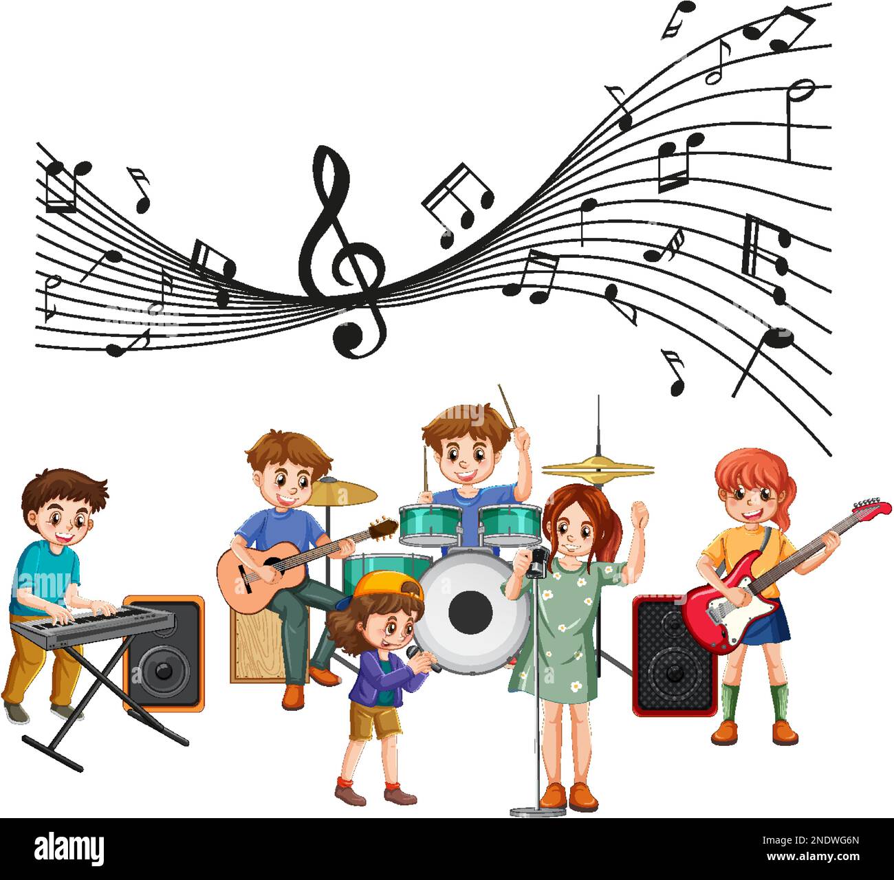 Concert Band Cartoon