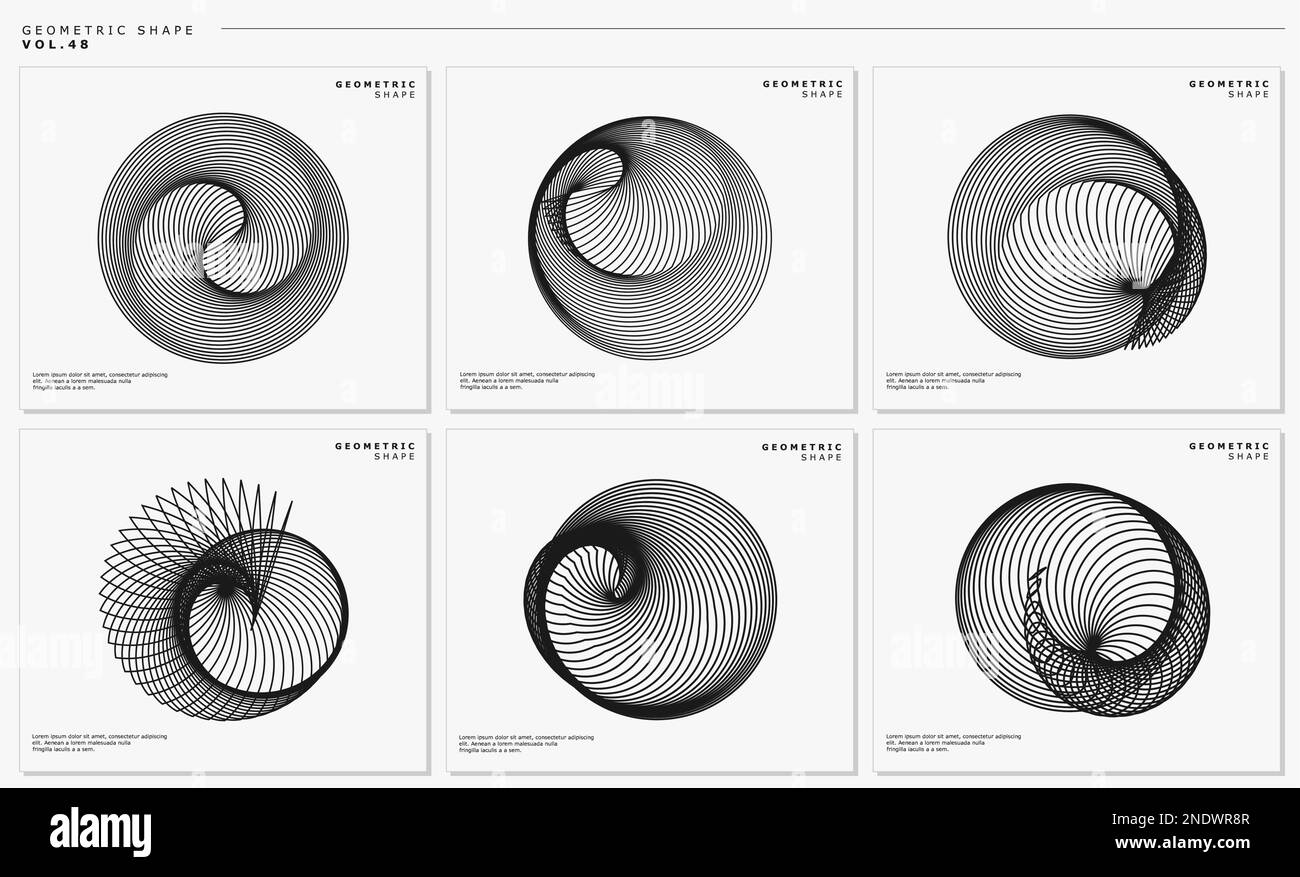 Network blend lines abstract logo design template. Modern dynamic lines ...