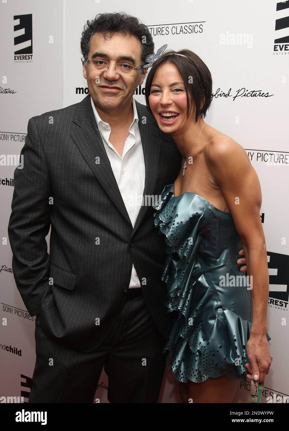 Lisa Maria Falcone and Rodrigo Garcia attend the premiere of "Mother ...