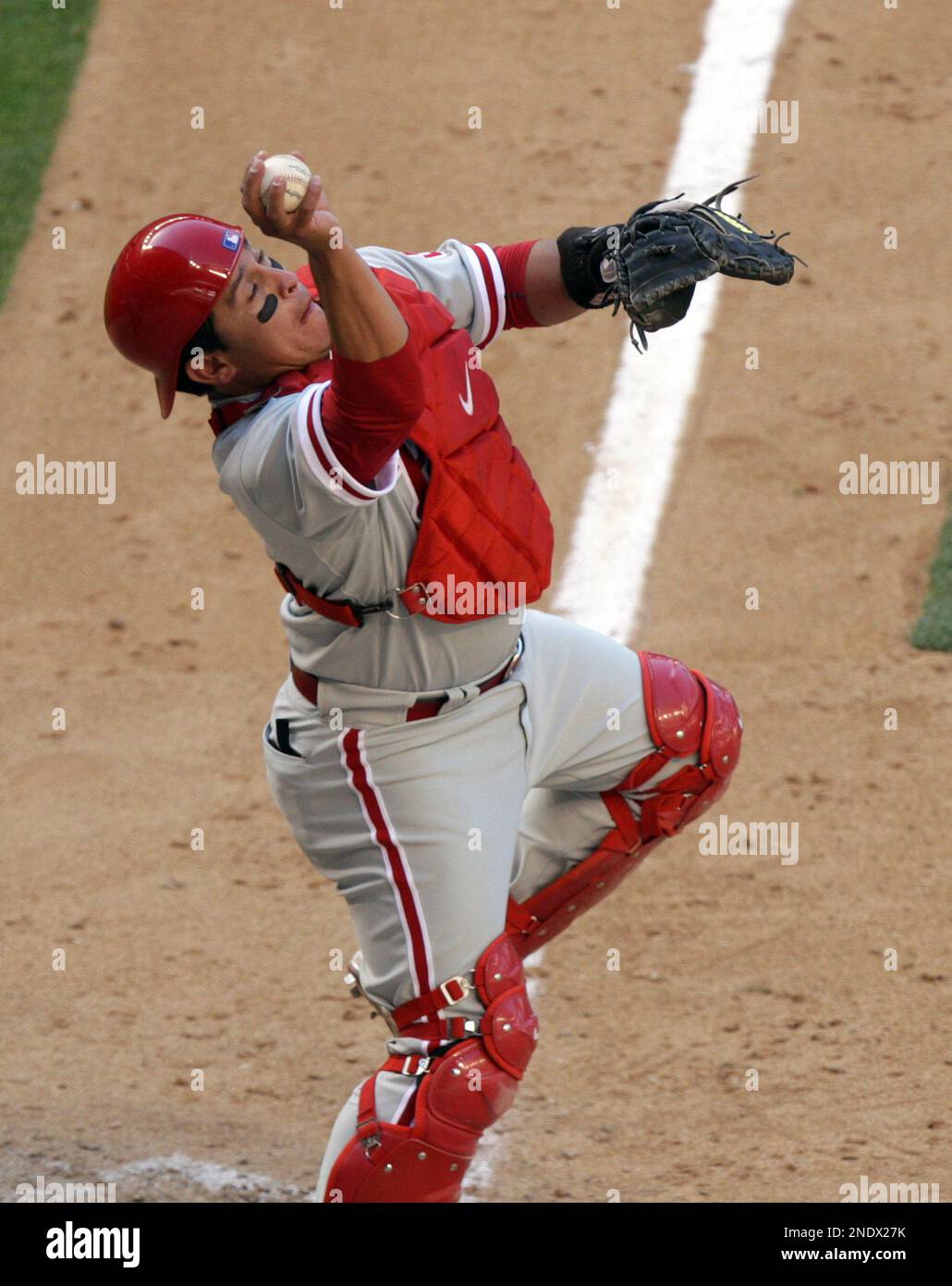 Philadelphia Phillies' Carlos Ruiz against the Arizona Diamondbacks in ...