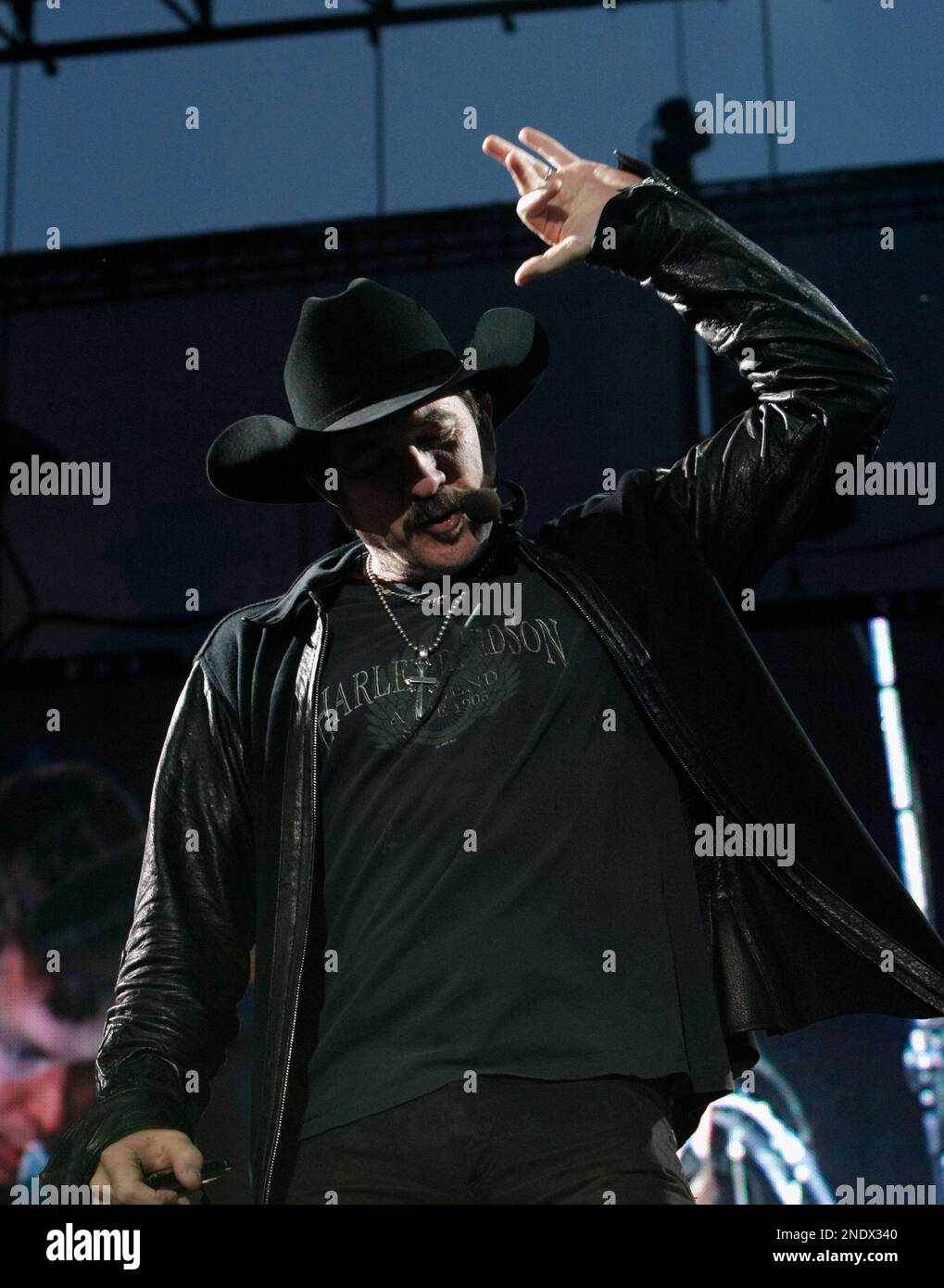 Singer Kix Brooks of Brooks & Dunn performs at Stagecoach country music ...