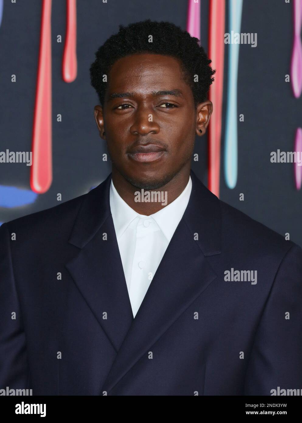 Damson Idris arrives at The red carpet for the premiere of the sixth ...
