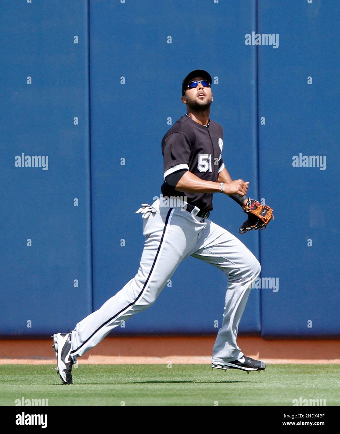 Chicago White Sox center fielder Alex Rios in a spring training ...
