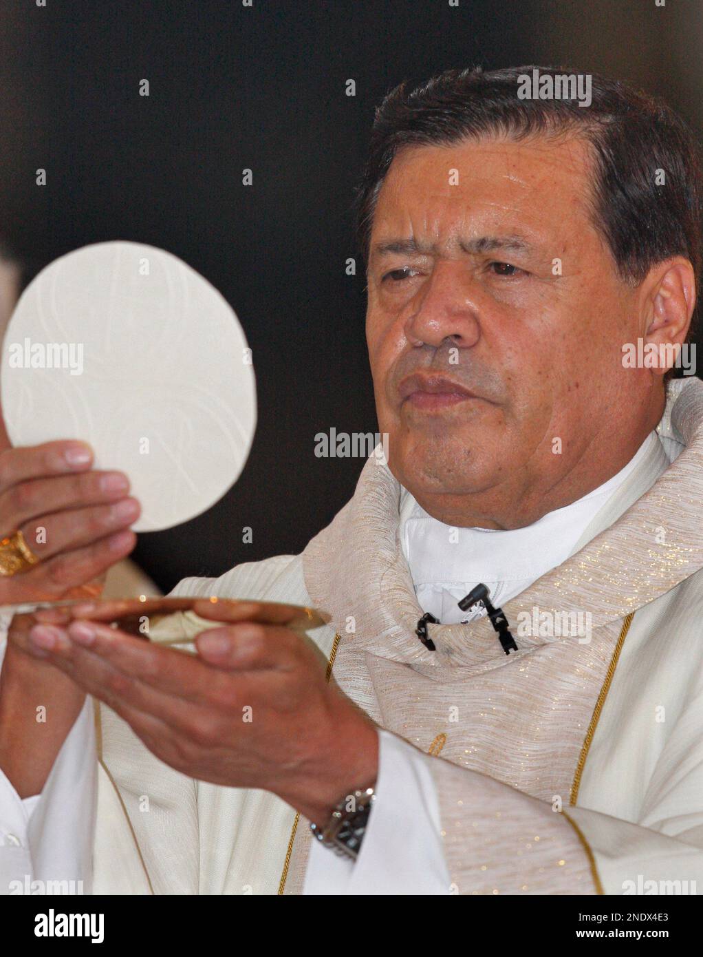 Mexican Cardinal Norberto Rivera celebrates a Mass at the Metropolitan ...