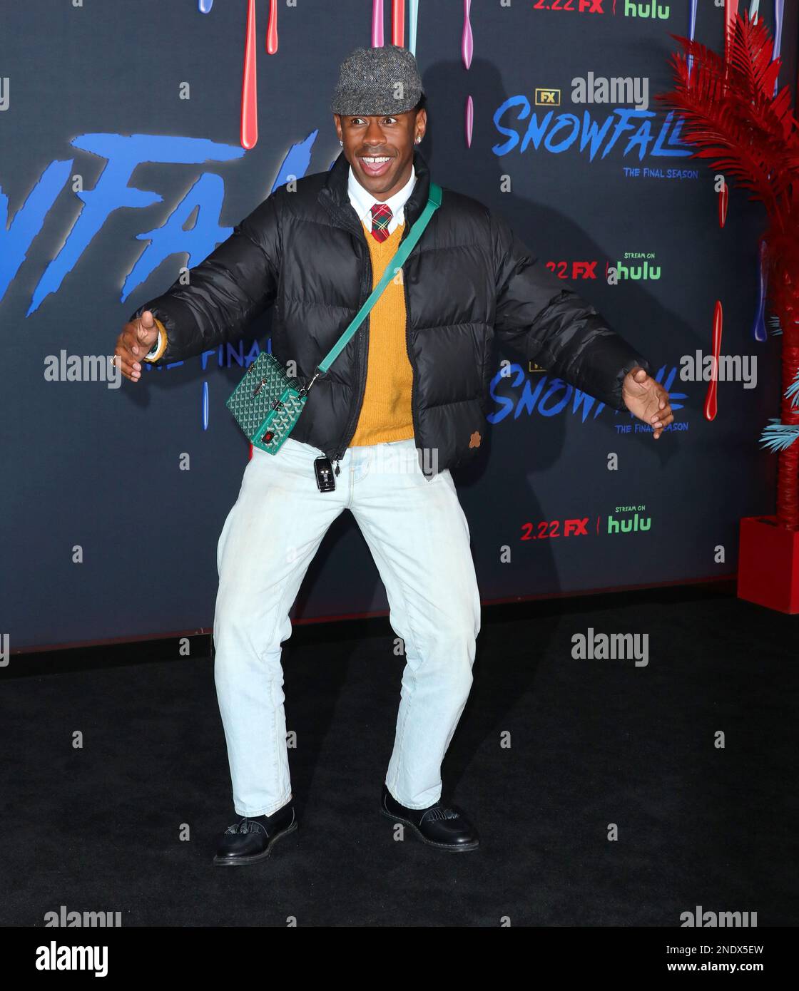 Los Angeles, USA. 15th Feb, 2023. Tyler The Creator arrives at The red ...