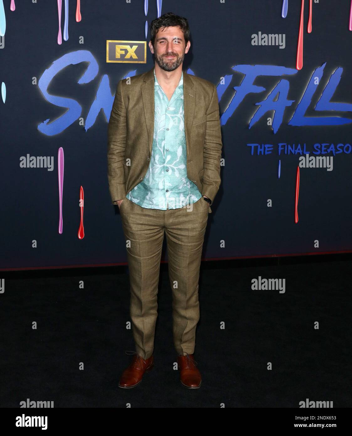 Carter Hudson arrives at The red carpet for the premiere of the sixth ...