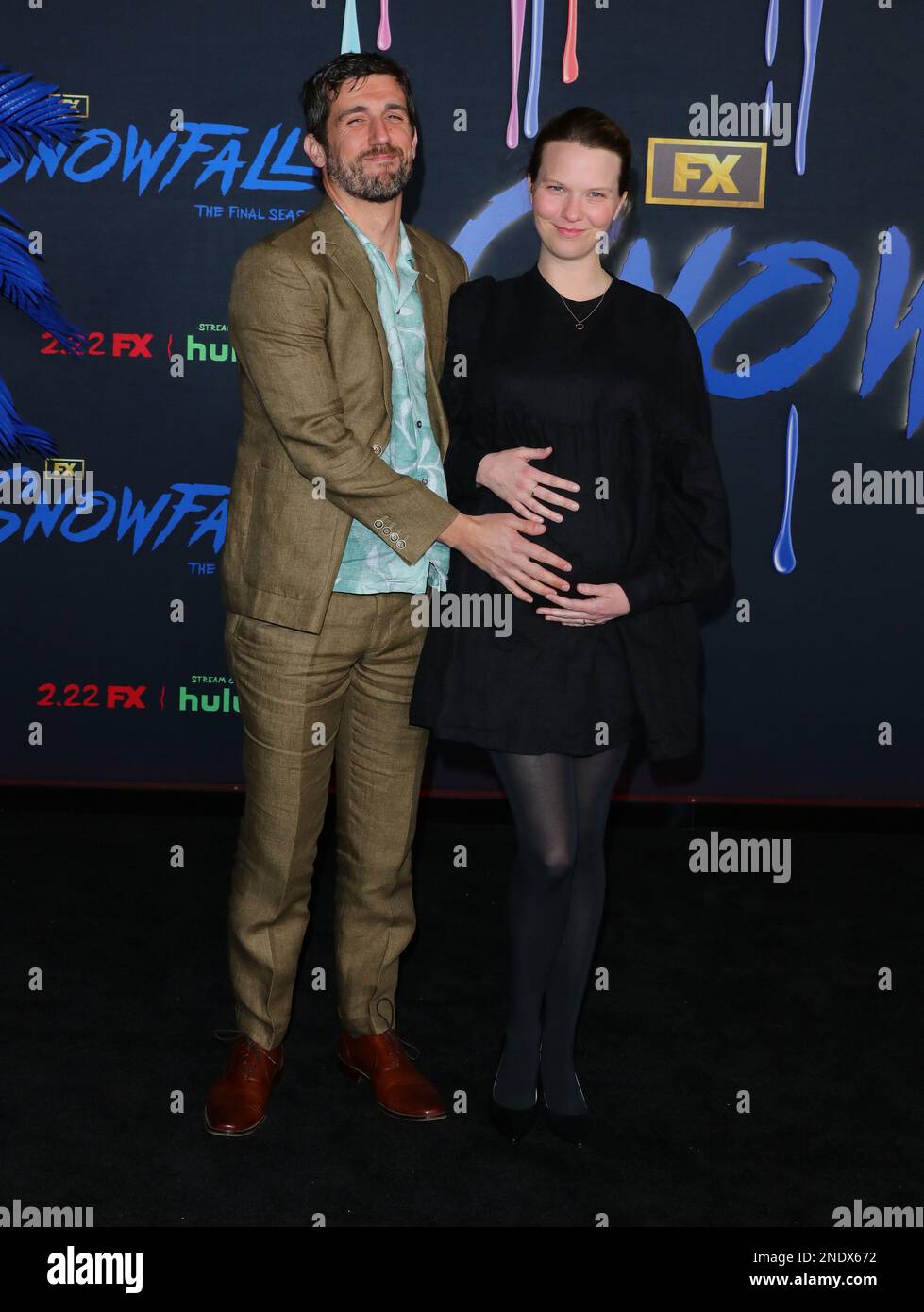 Carter Hudson arrives at The red carpet for the premiere of the sixth ...