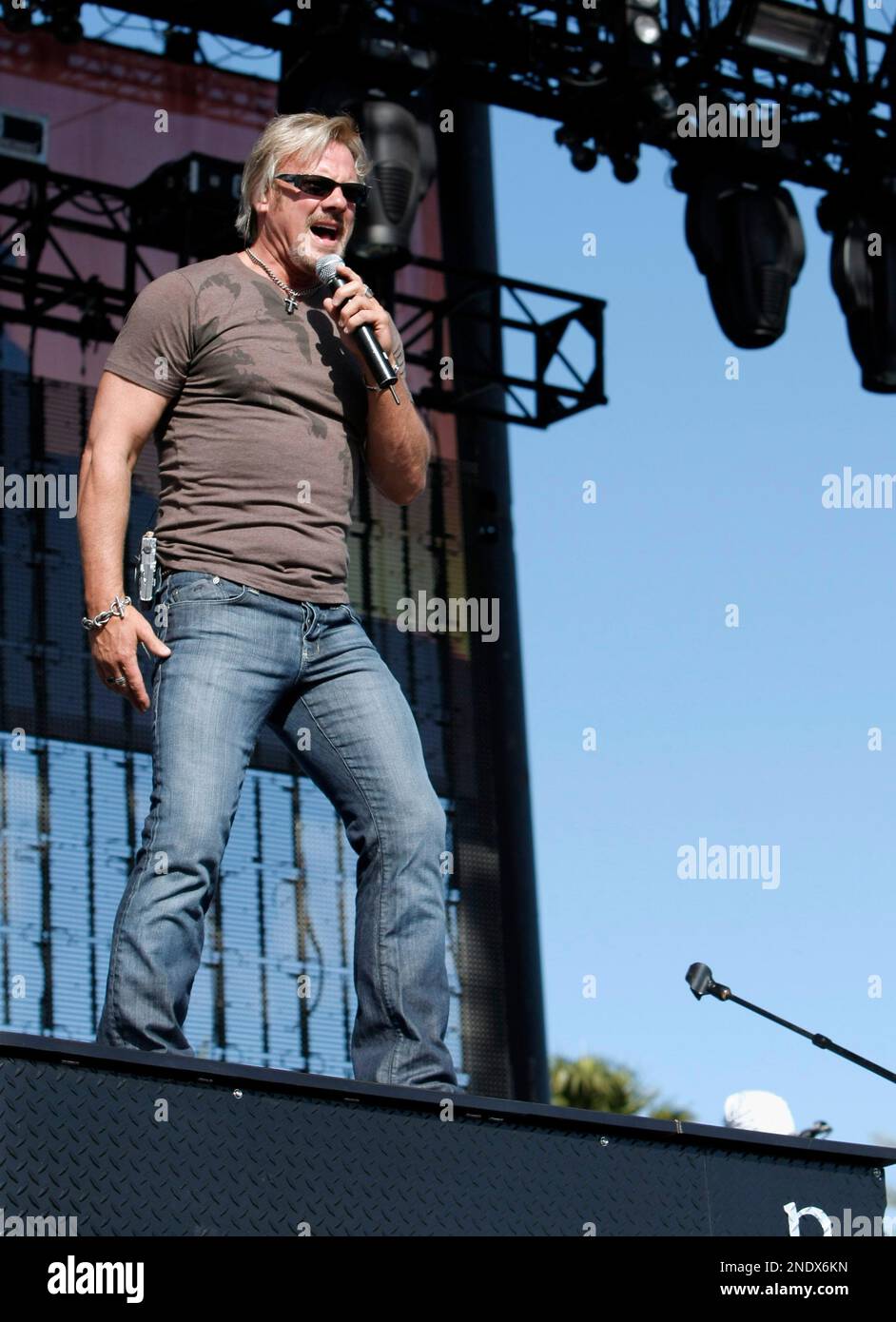 Singer Phil Vassar performs at Stagecoach country music festival in ...