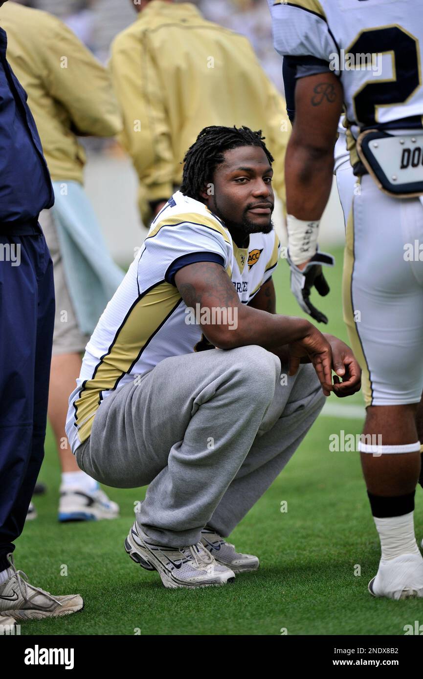 Georgia Tech quarterback Joshua Nesbitt, who was listed as injured ...