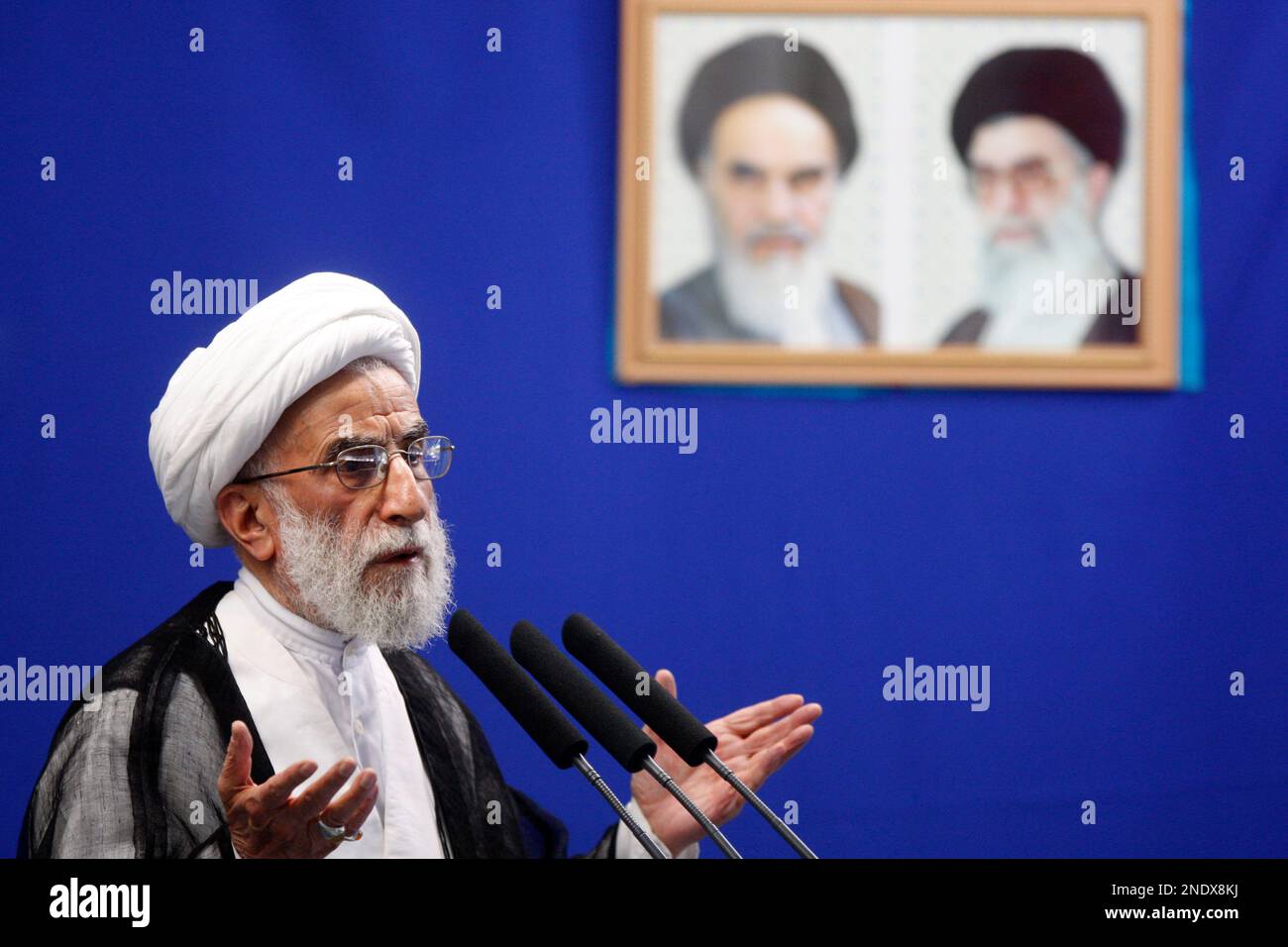 In this picture taken on Friday, July 3, 2009, top Iranian cleric ...