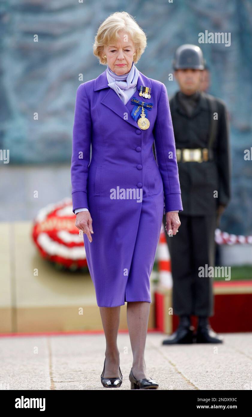 Australia's Governor-General Quentin Bryce attends a ceremony at the ...