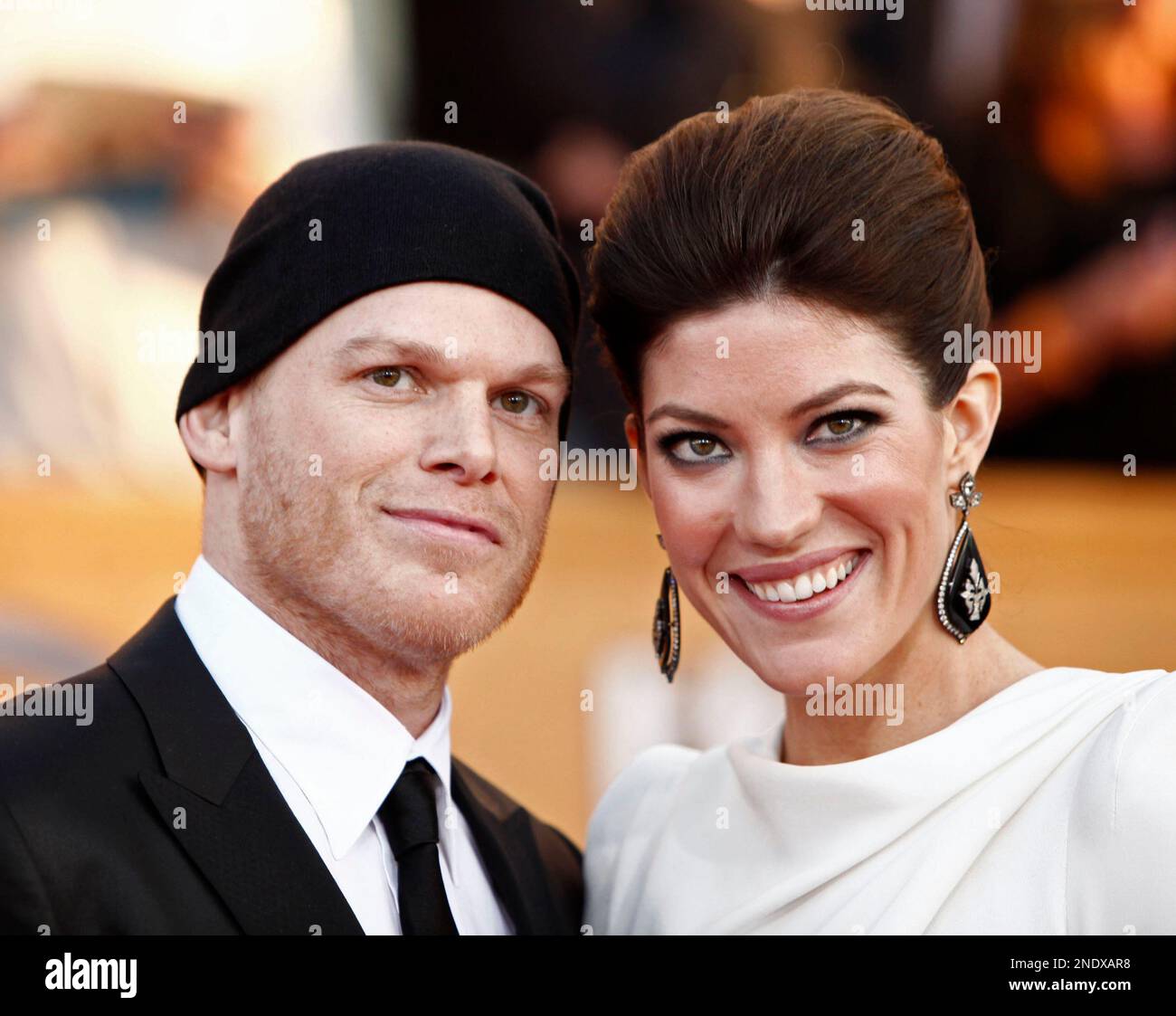 FILE - In this Jan. 23, 2010 file photo, actors Michael C. Hall, left ...