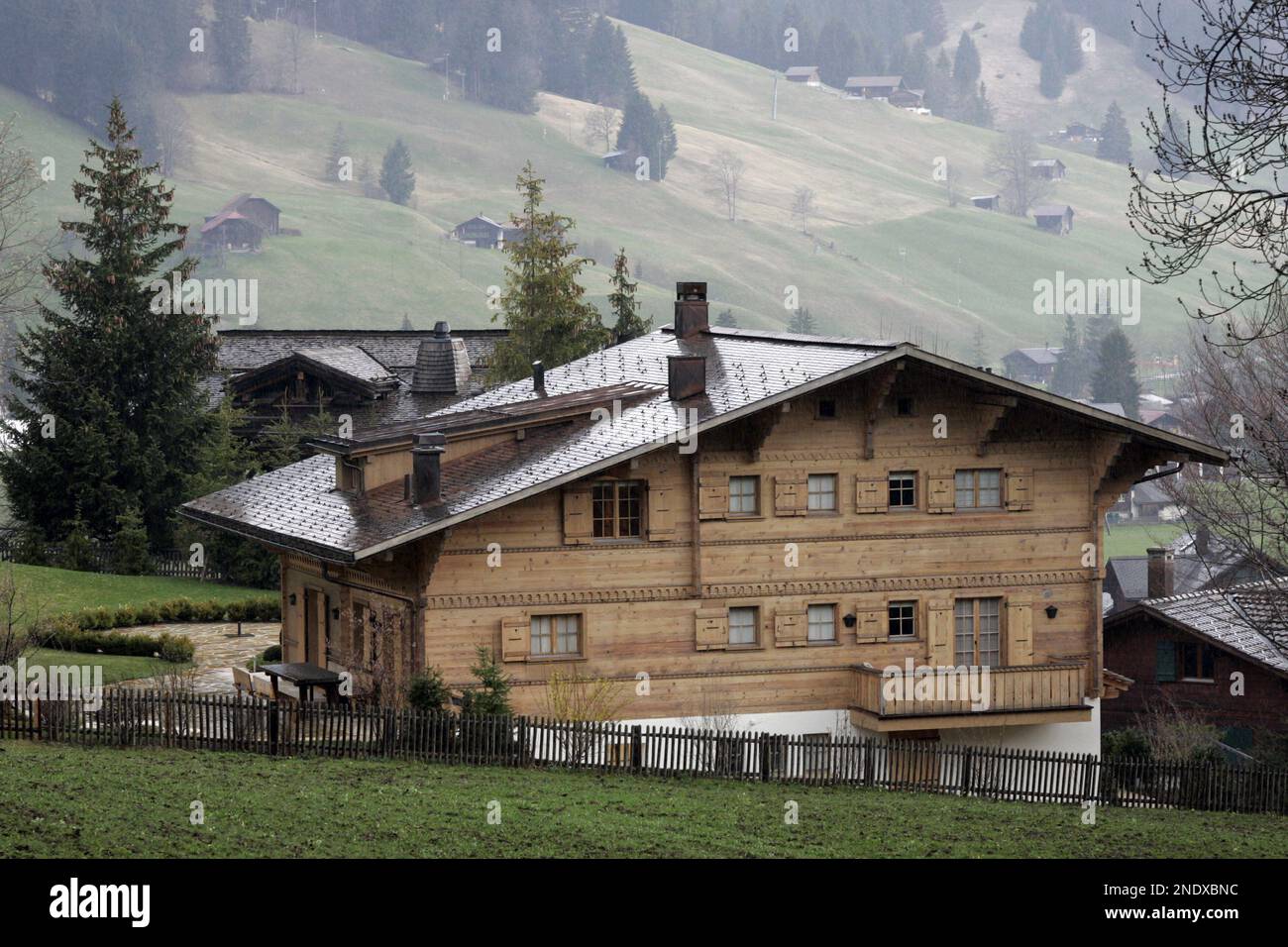 Outside view of film director Roman Polanski's chalet named "Milky Way ...