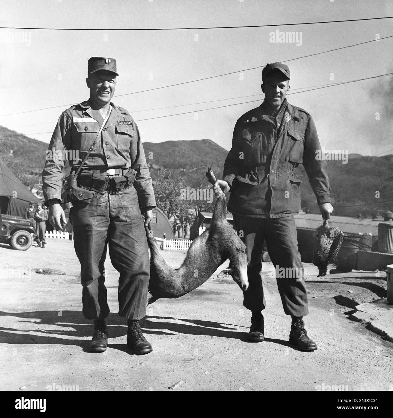Capt. Robert Doughty, left, of Milwaukee and Sgt. Chester Hamilton of ...