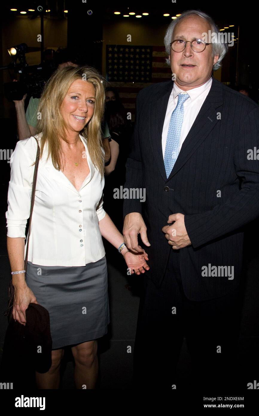 Chevy Chase, right, and wife Jayni arrive at Christies Green Auction: A ...