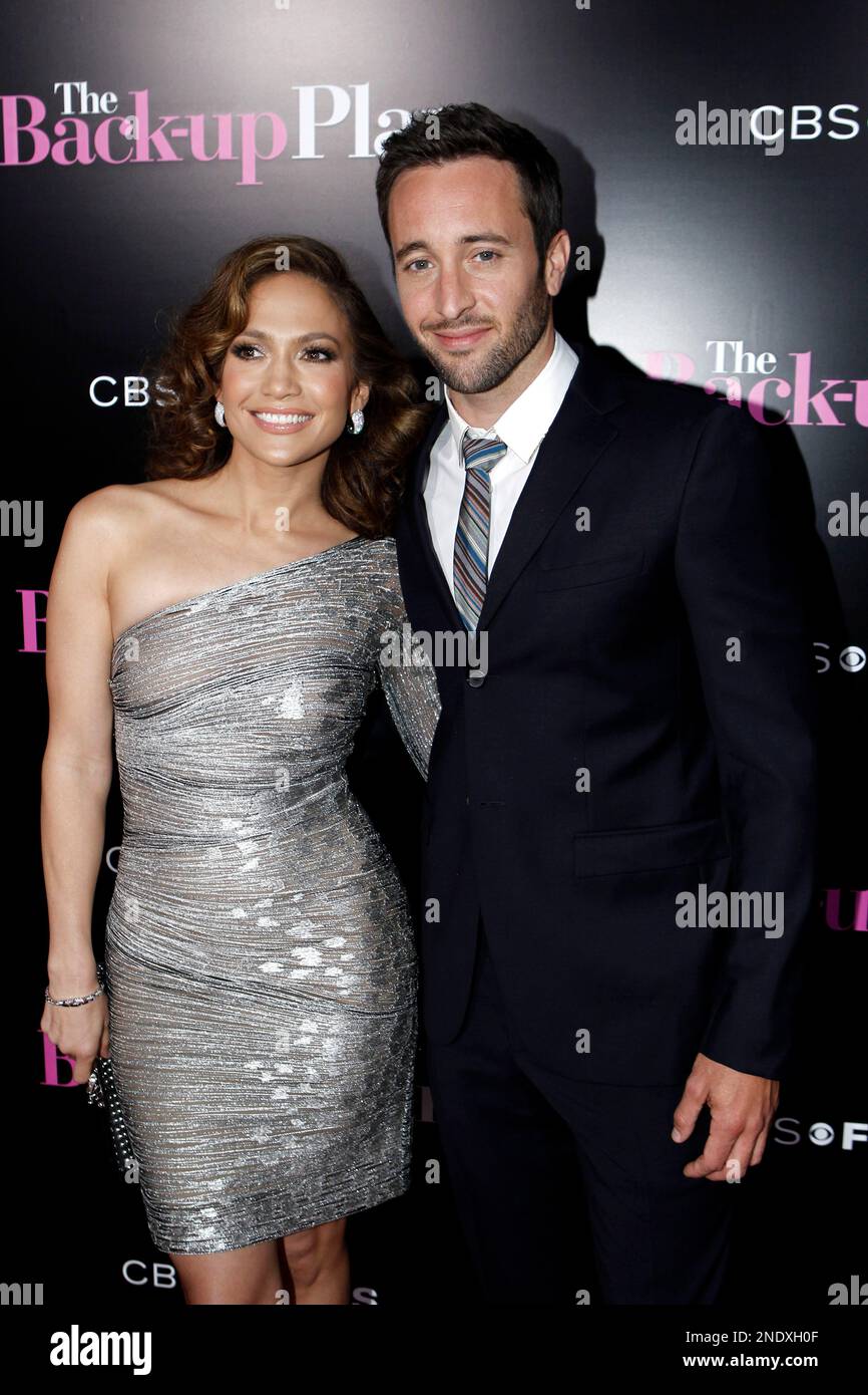 Cast members Jennifer Lopez, left, and Alex O'Loughlin pose together at ...
