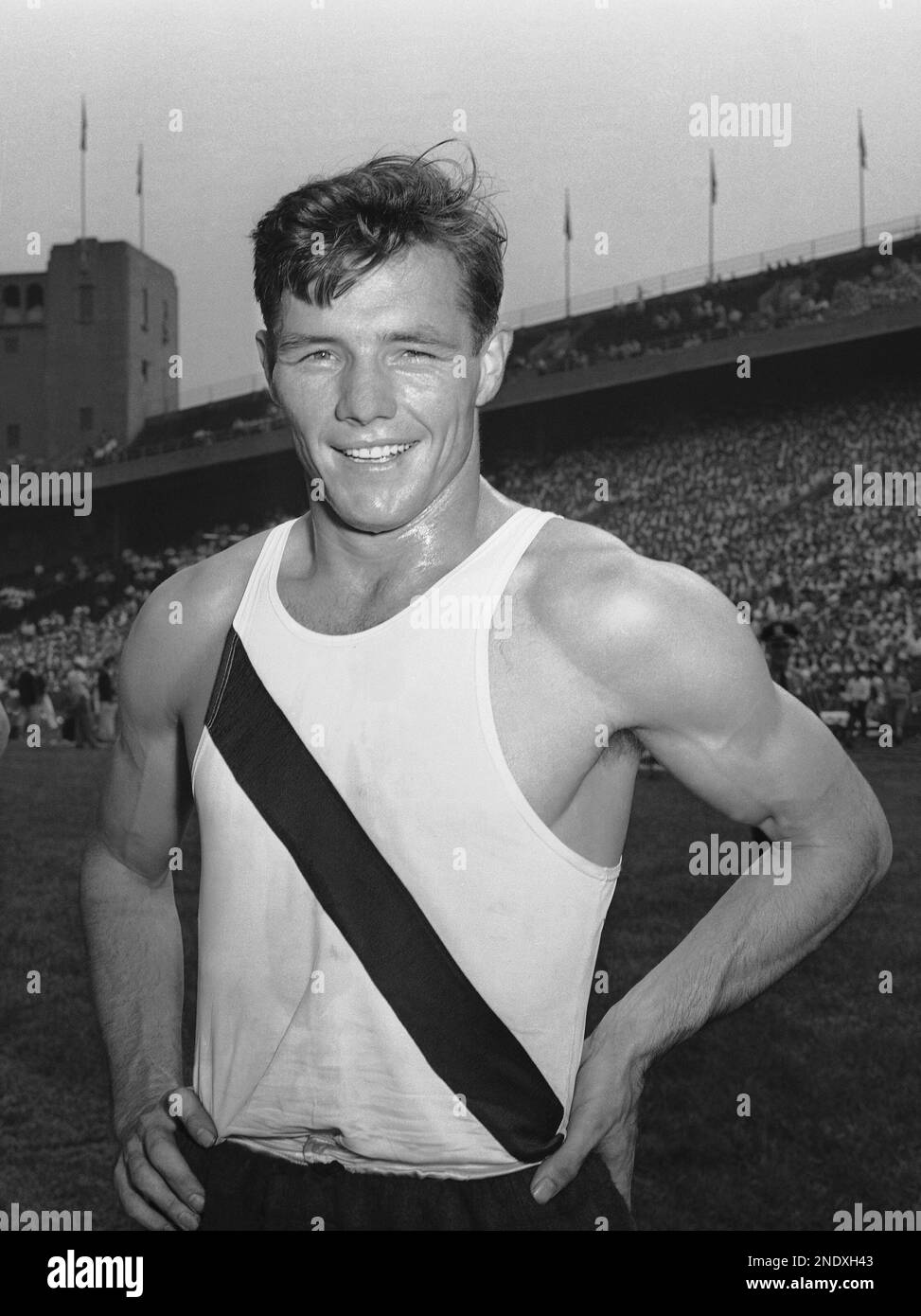 Clyde (smackover) Scott, Arkansas, 110 final hurdles in Olympic team ...