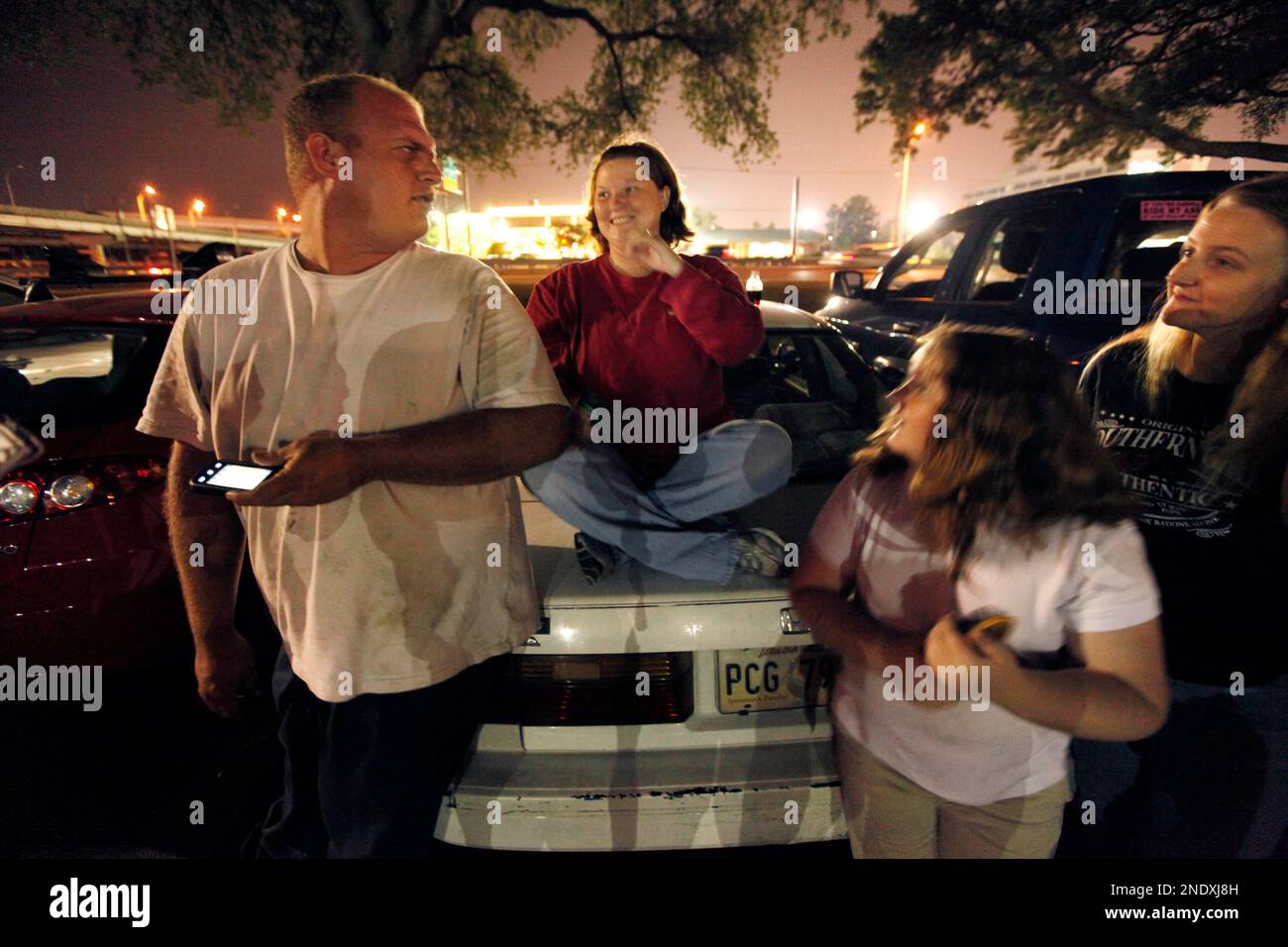 Family members of Eugene Moss, 37, of Jayess, Miss., who was on the ...