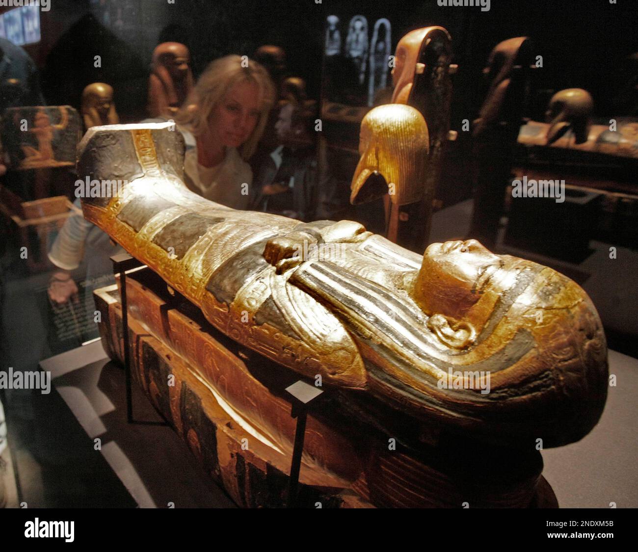 A "Nested Fetus Coffin," is displayed as part of the "Tutankhamun and ...