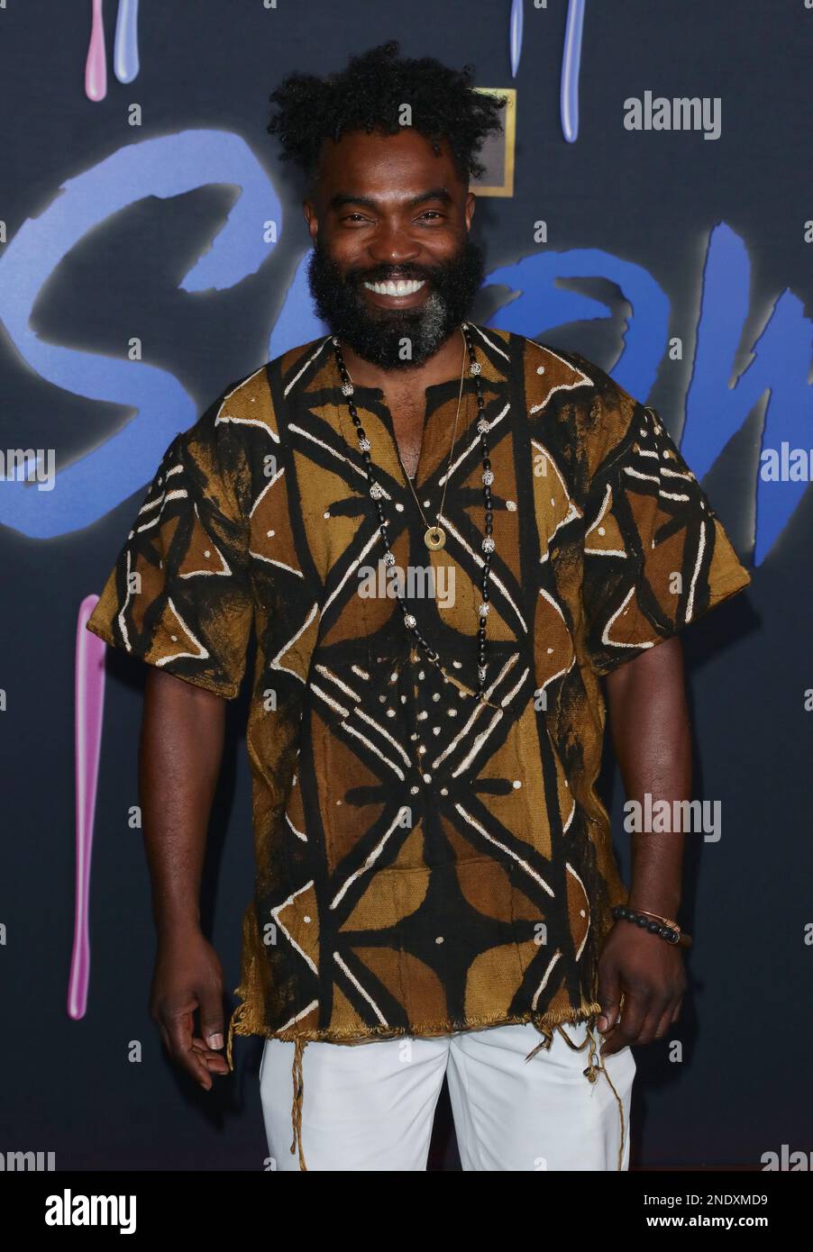 Damien D Smith arrives at The red carpet for the premiere of the sixth ...