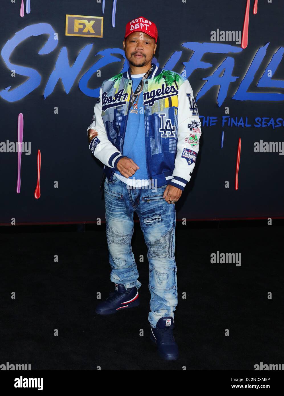 Los Angeles, USA. 15th Feb, 2023. De' Aundre Bonds arrives at The red ...