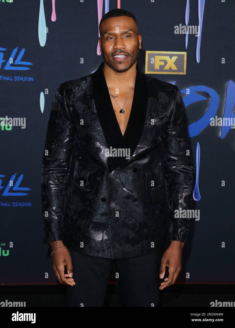 Quincy Chad arrives at The red carpet for the premiere of the sixth and ...