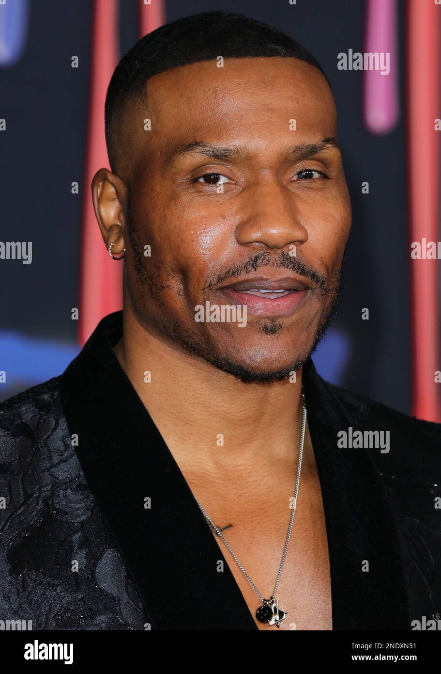 Quincy Chad arrives at The red carpet for the premiere of the sixth and ...