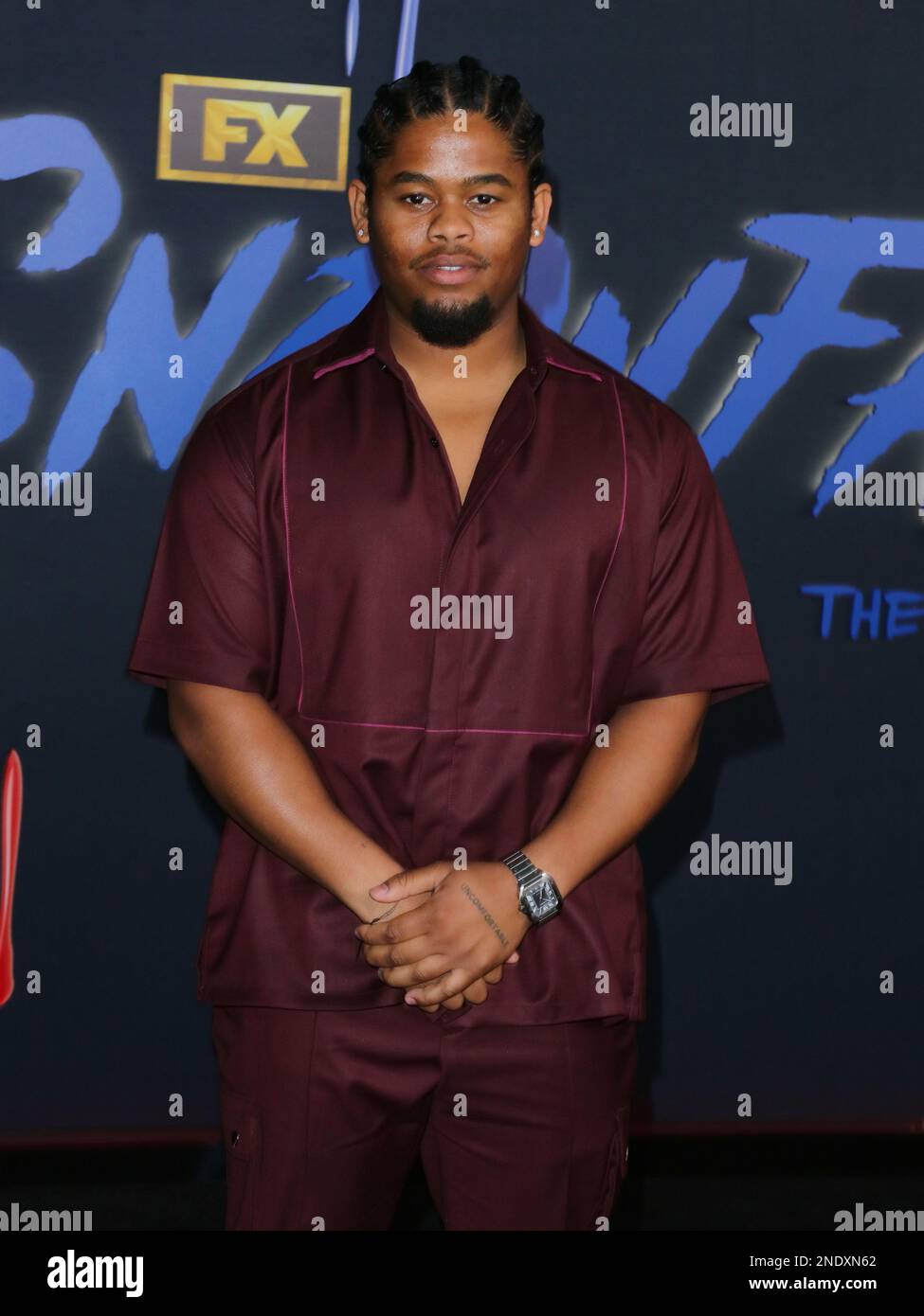 Los Angeles, USA. 15th Feb, 2023. Sasiah John arrives at The red carpet ...