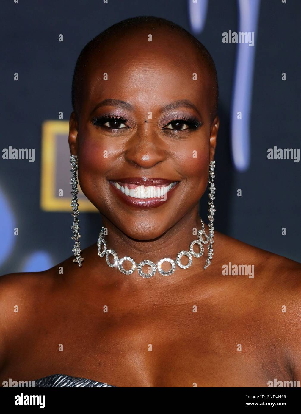 Christine Horn arrives at The red carpet for the premiere of the sixth ...