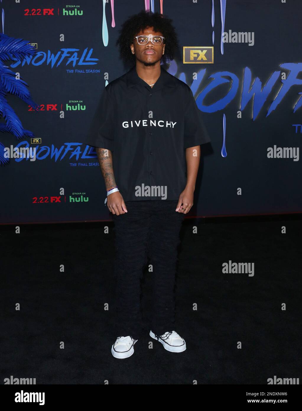 Kamron Alexander arrives at The red carpet for the premiere of the ...