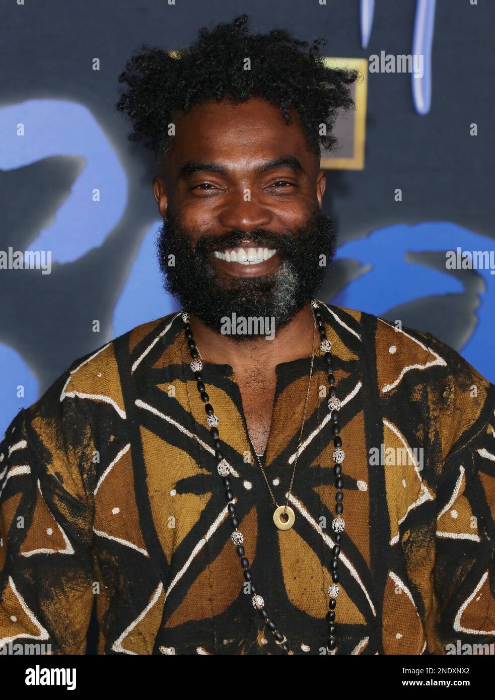 Damien D Smith arrives at The red carpet for the premiere of the sixth ...