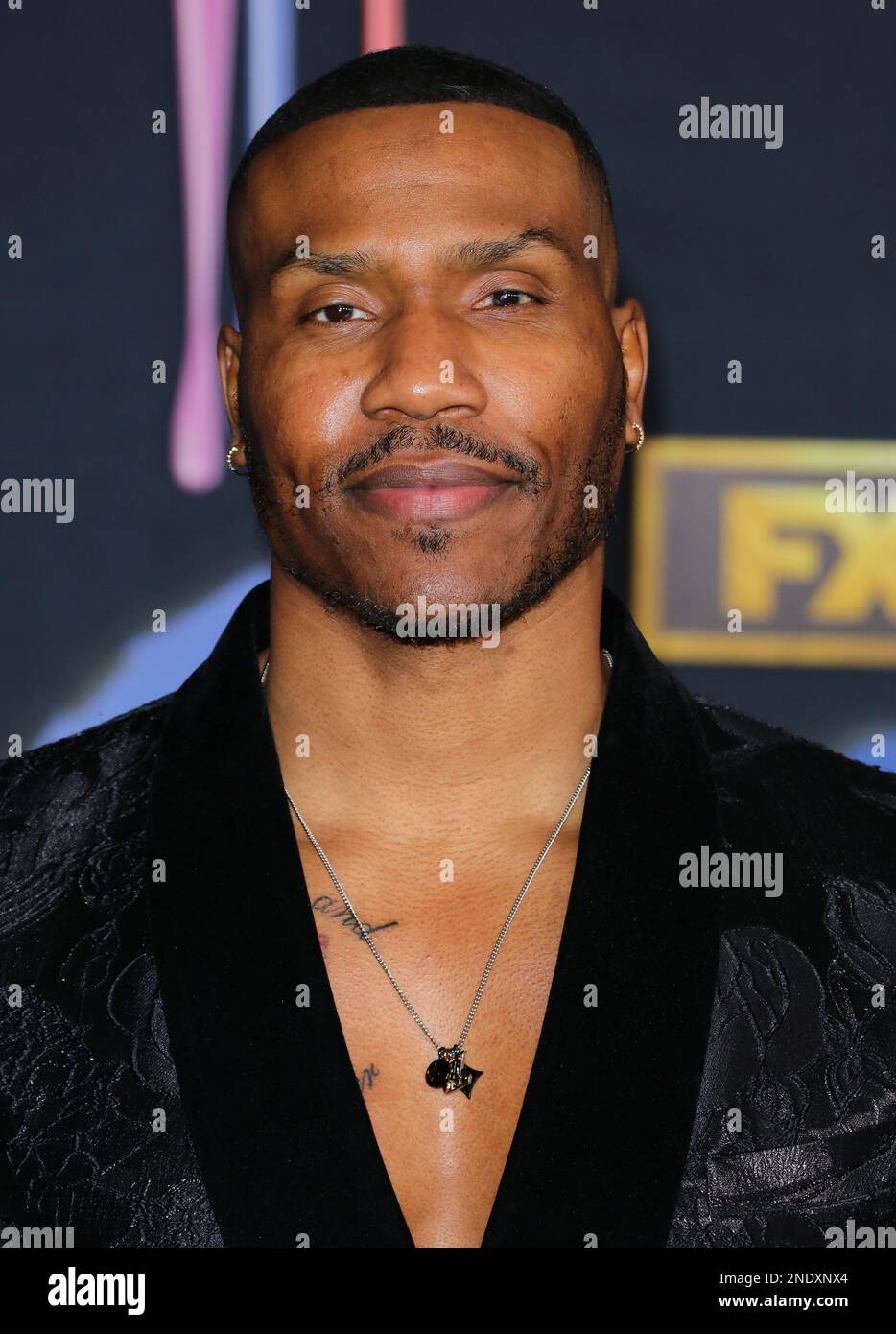 Quincy Chad arrives at The red carpet for the premiere of the sixth and ...