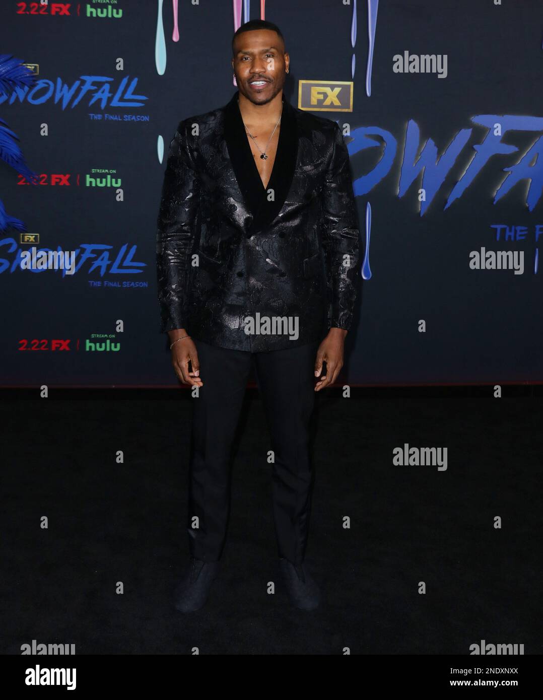 Quincy Chad arrives at The red carpet for the premiere of the sixth and ...