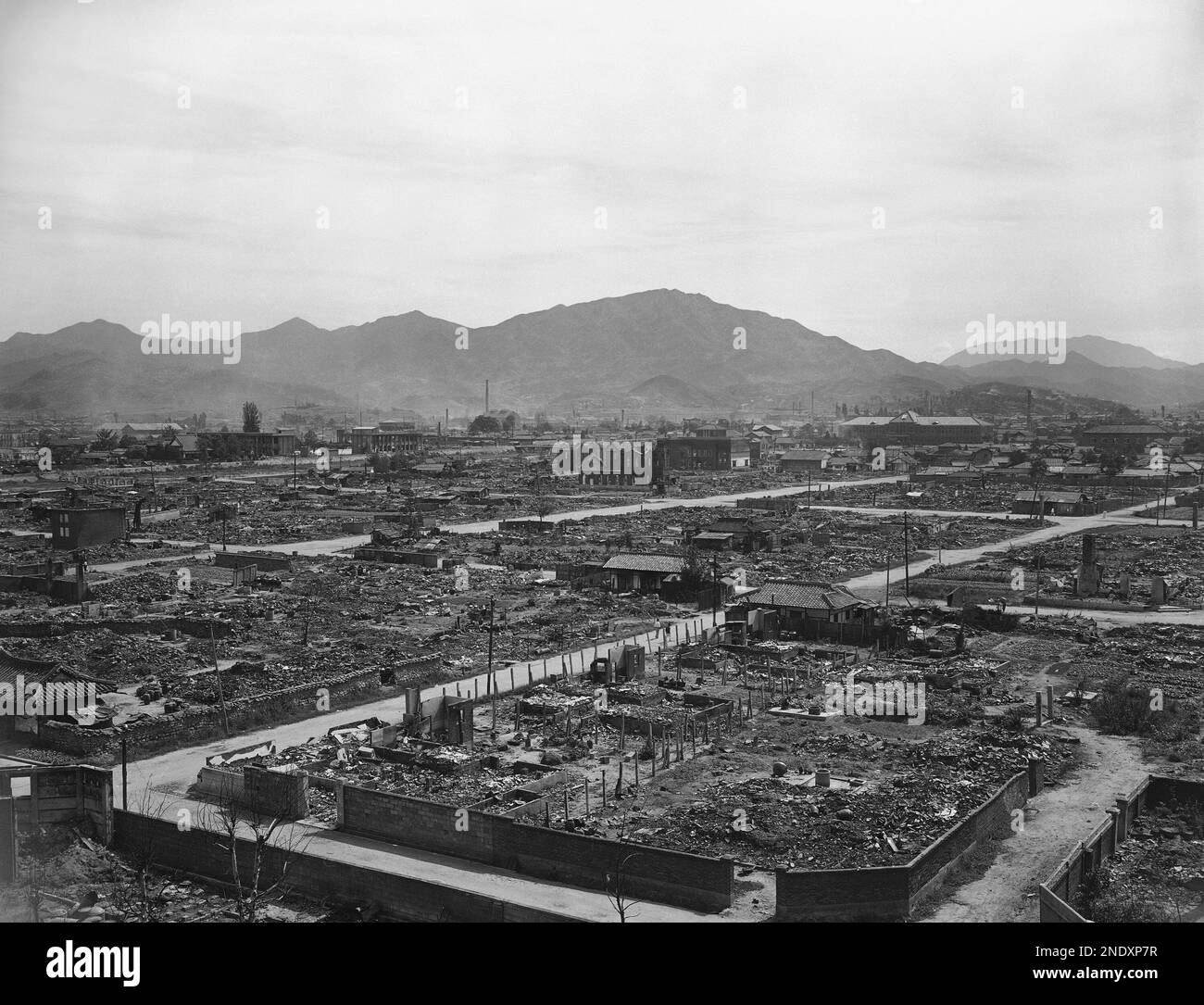 General views of burned city of Taejon on Sept. 30, 1950. (AP Photo/Jim ...