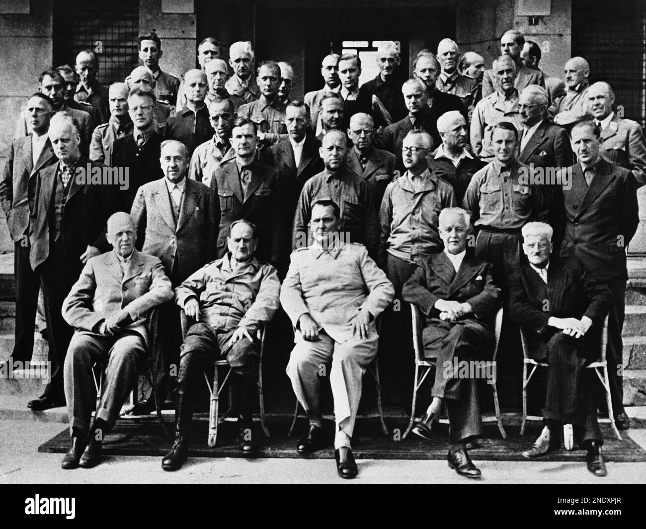Here are Hitler’s former henchmen clustered in the Anglo-American jail ...