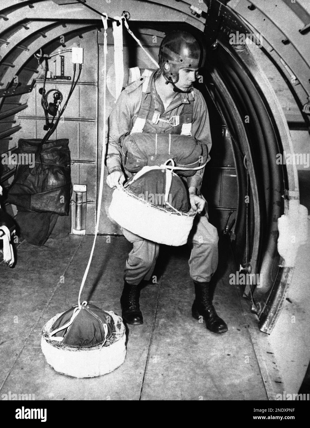 When U.S. Army paratroopers, dropped behind enemy lines and cannot use ...