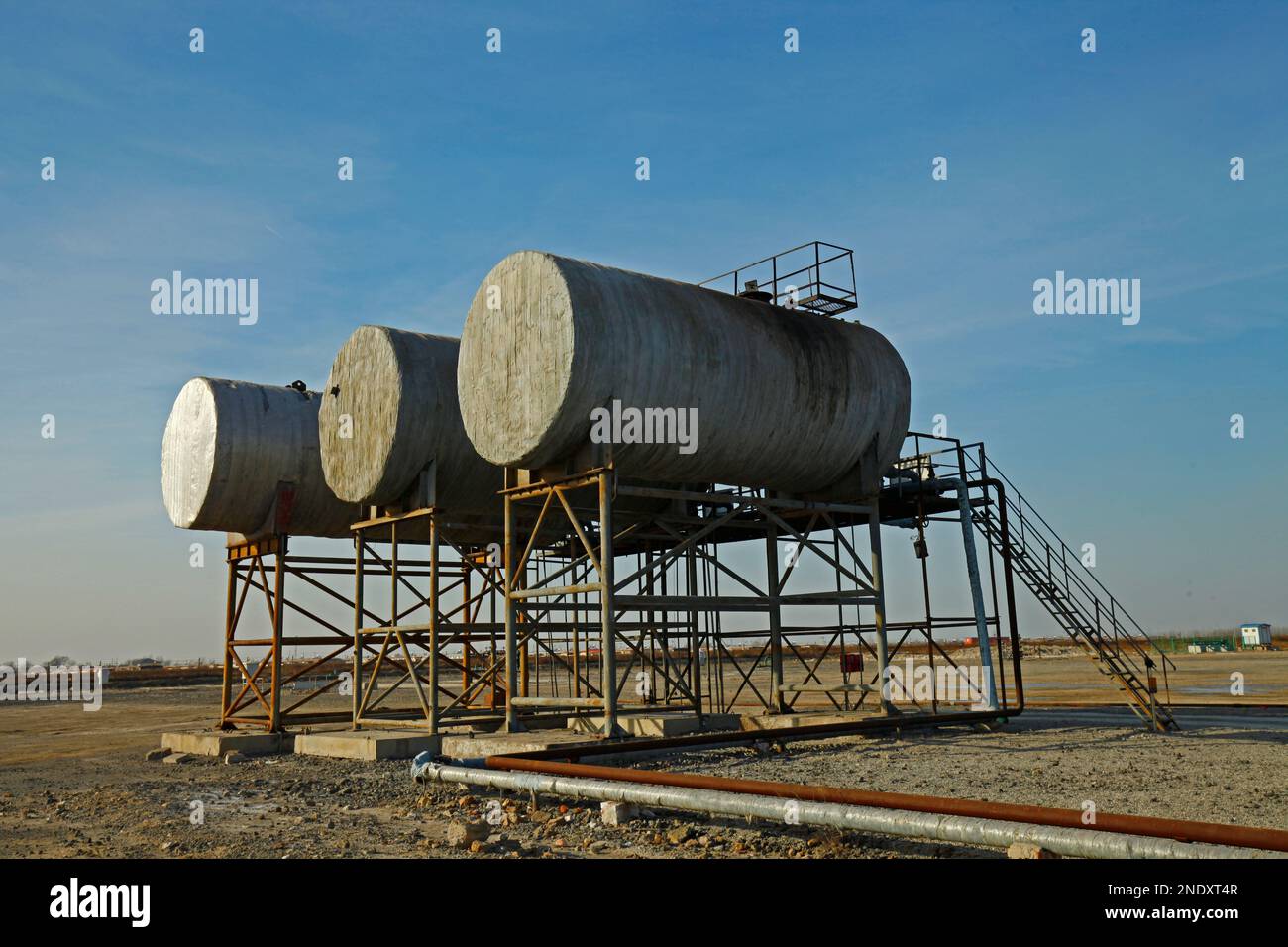 The oil tank Stock Photo - Alamy