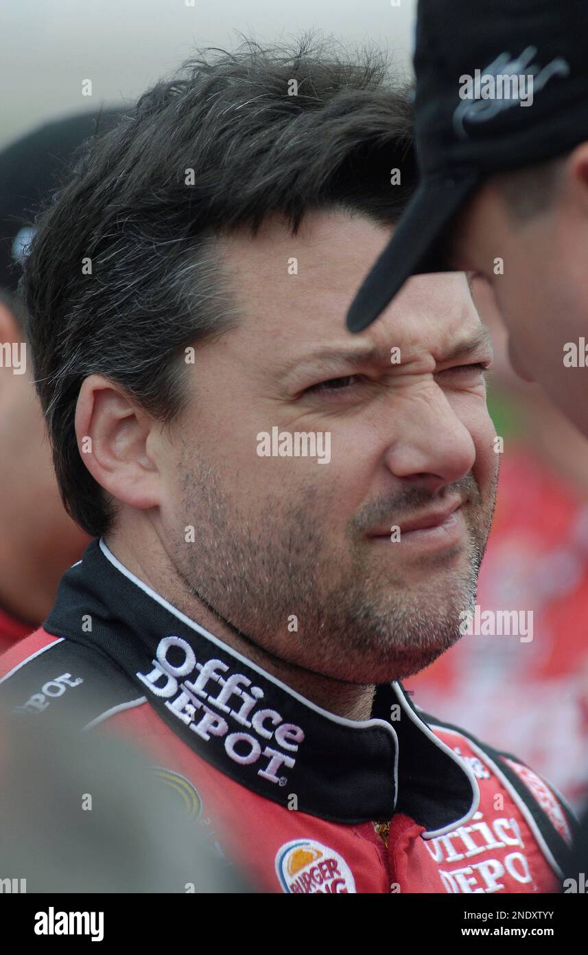 NASCAR driver Tony Stewart at Texas Motor Speedway on Monday April 19 ...